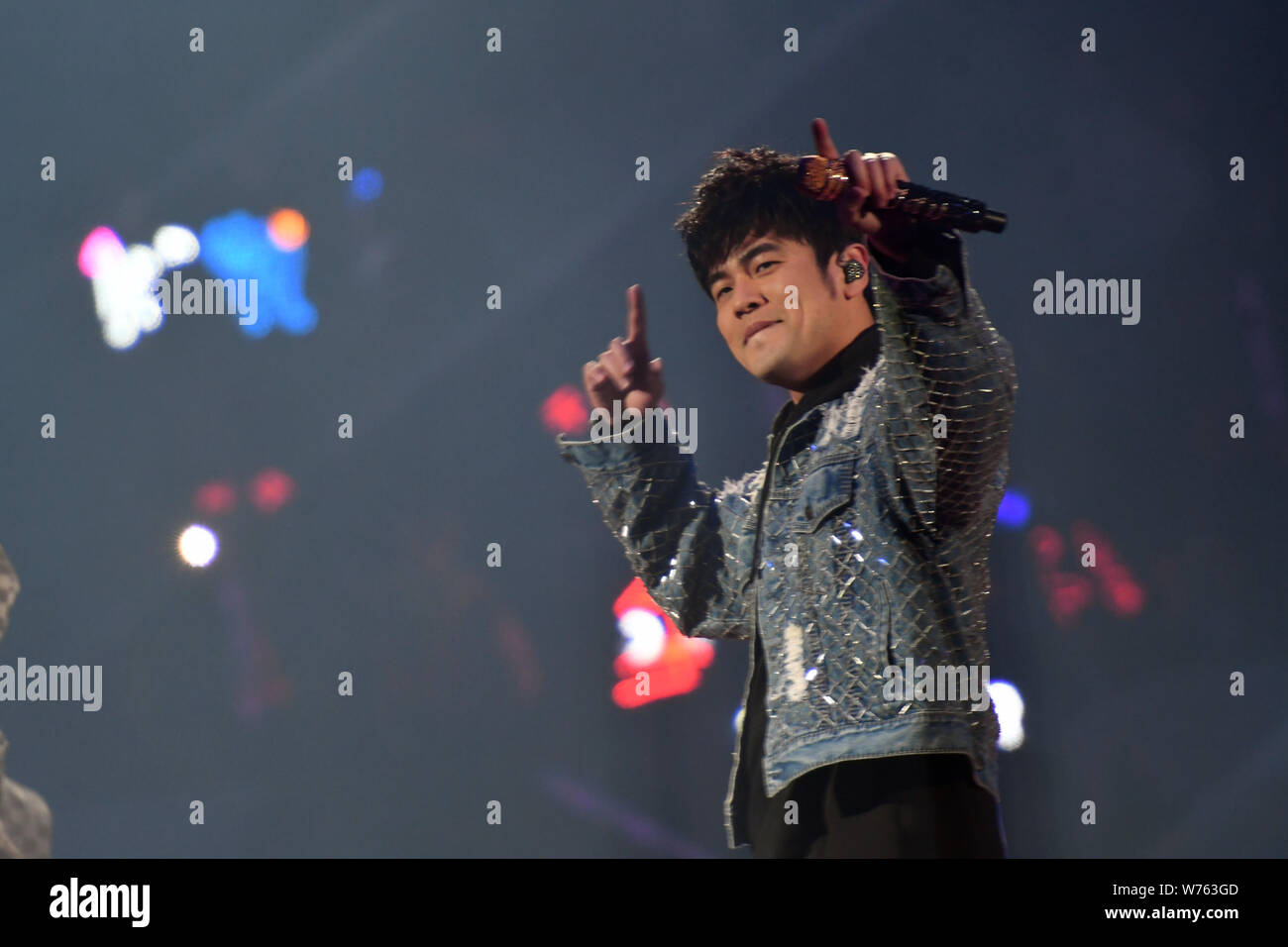 Taiwanese singer Jay Chou performs during the 11th Migu Music Awards in ...