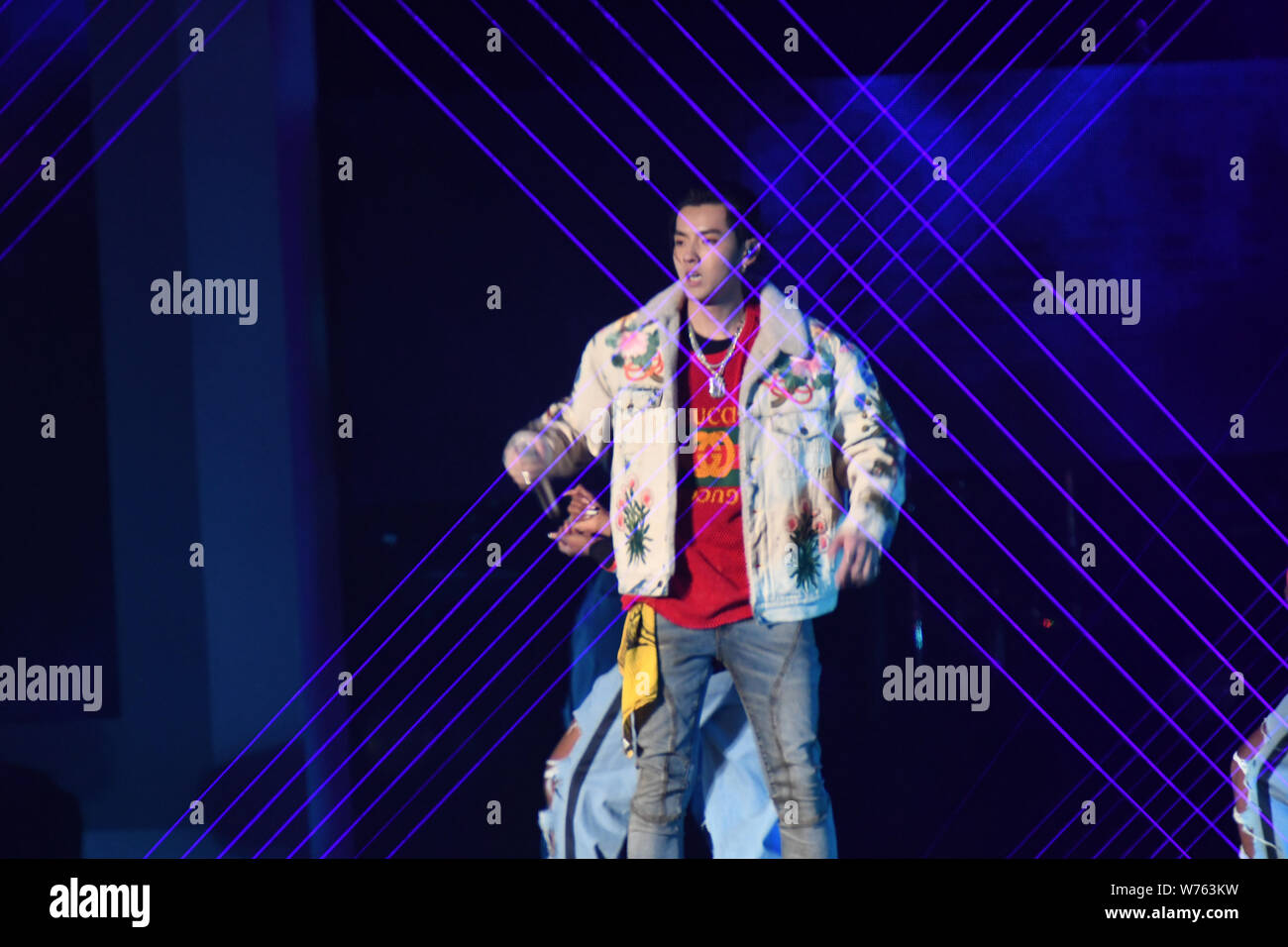 Chinese singer and actor Kris Wu or Wu Yifan performs during the 11th ...