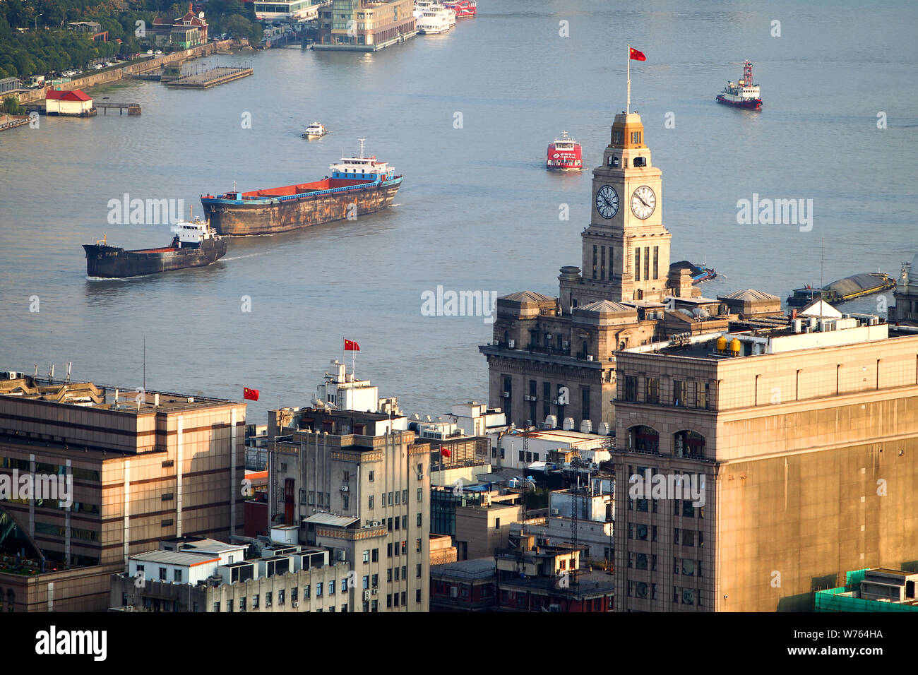Aerial view of customs house hi-res stock photography and images - Alamy