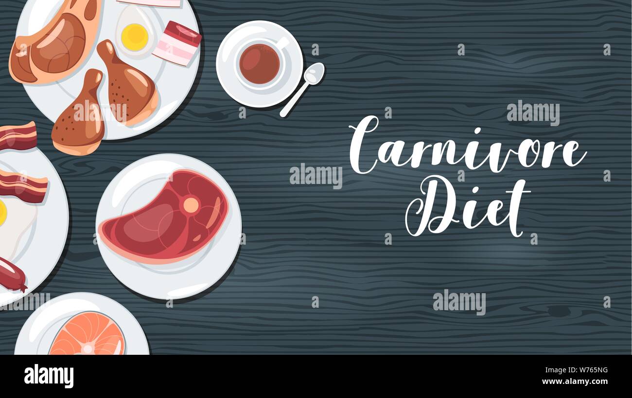 Top view meat plate Stock Vector Images - Alamy