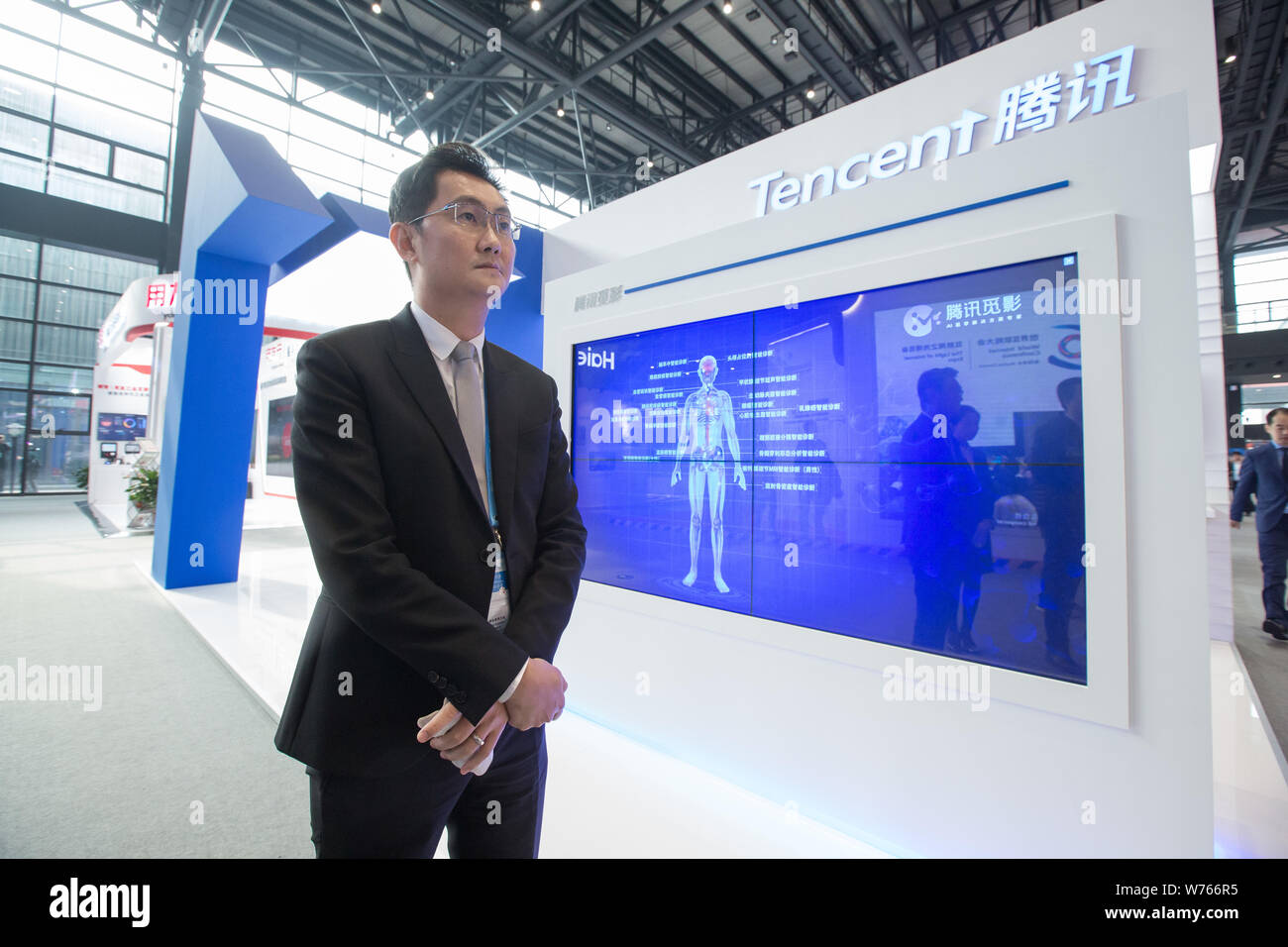Pony Ma Huateng, Chairman and CEO of Tencent Holdings Ltd., poses for ...