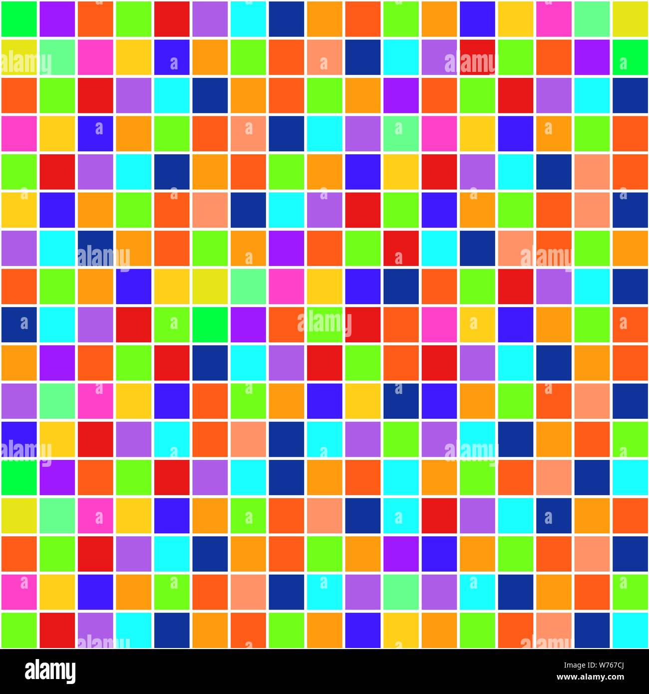 Square multicolor for wallpaper background vector illustration Stock ...