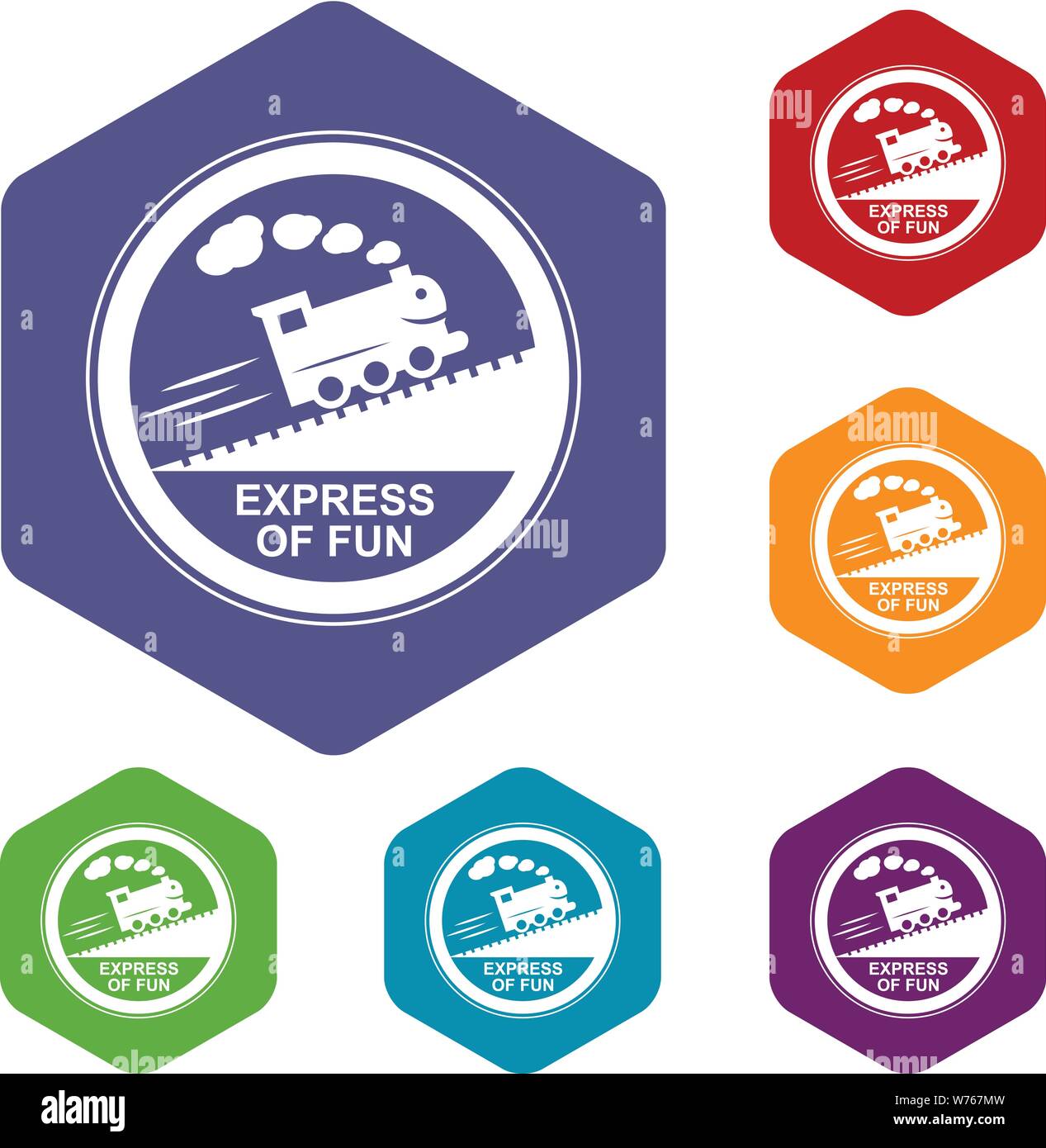 Train journey sign icon, simple style Stock Vector Image & Art - Alamy