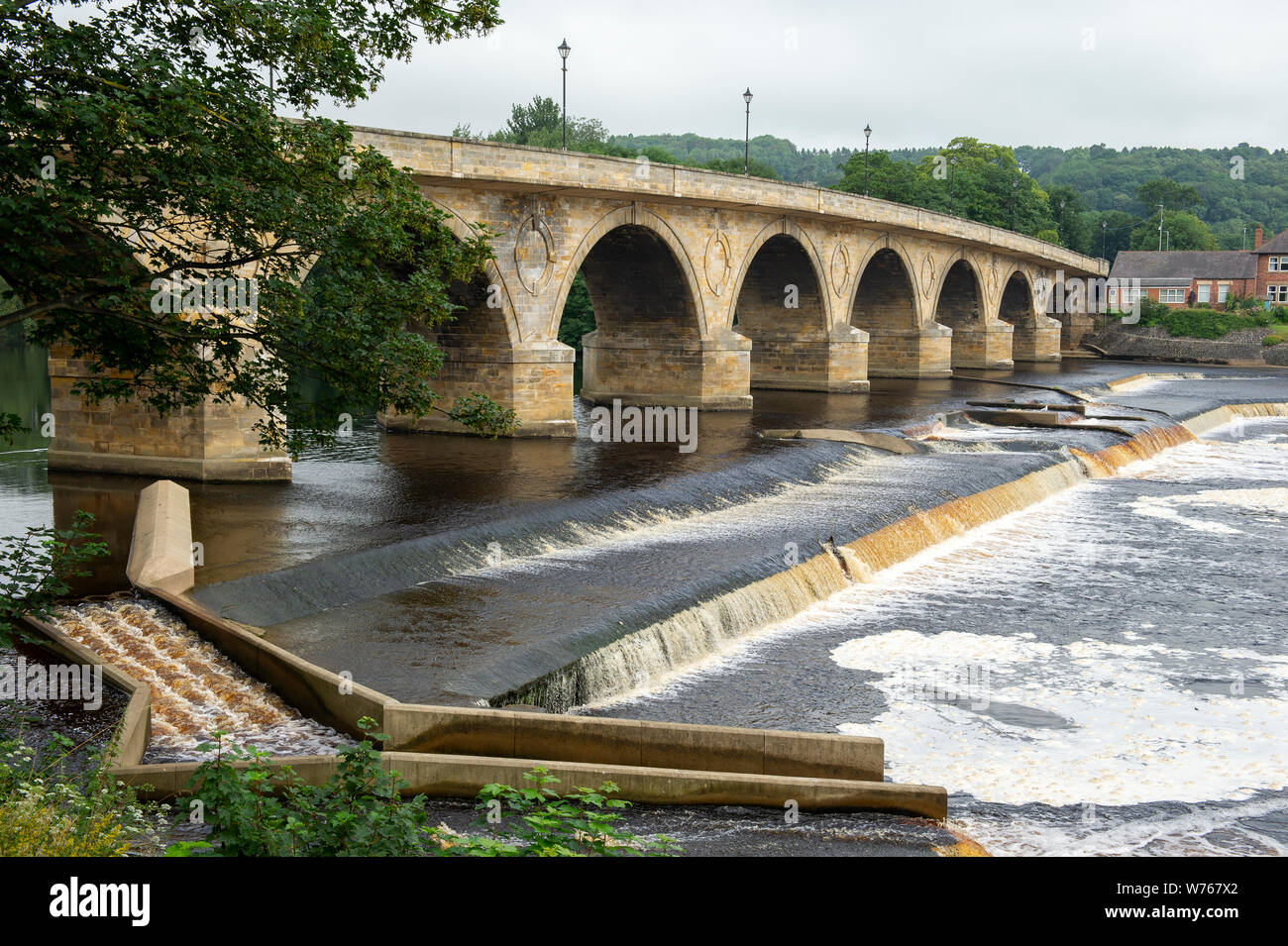 Hexham Bridge in Hexham, Northumberland Stock Photo - Alamy