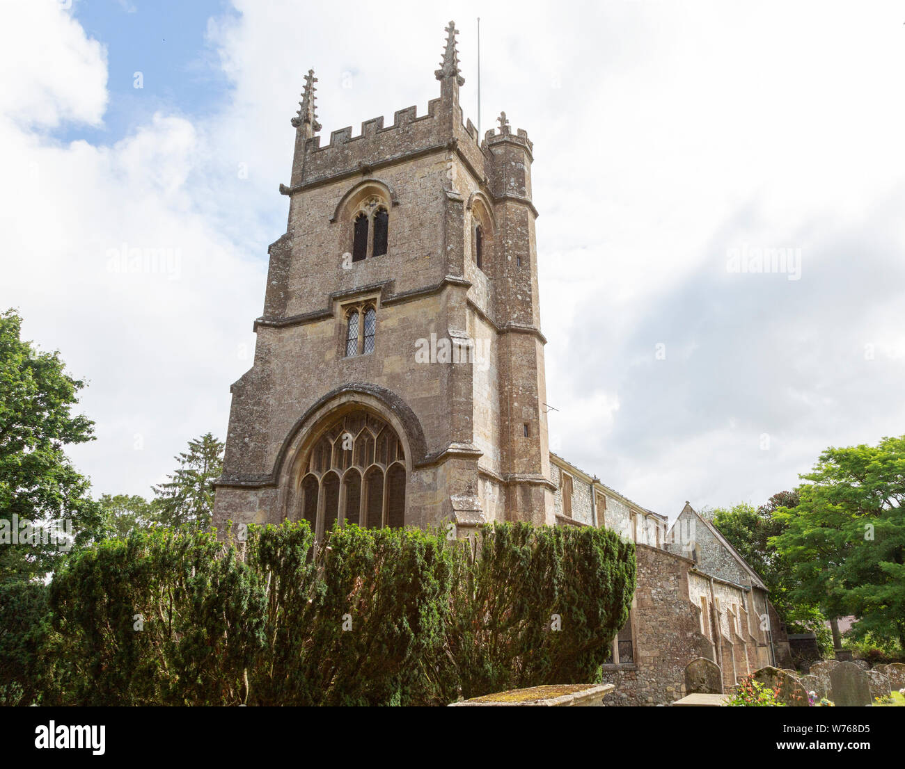 Church of Saint John the Baptist, Pewsey, Wiltshire, England, UK Stock ...