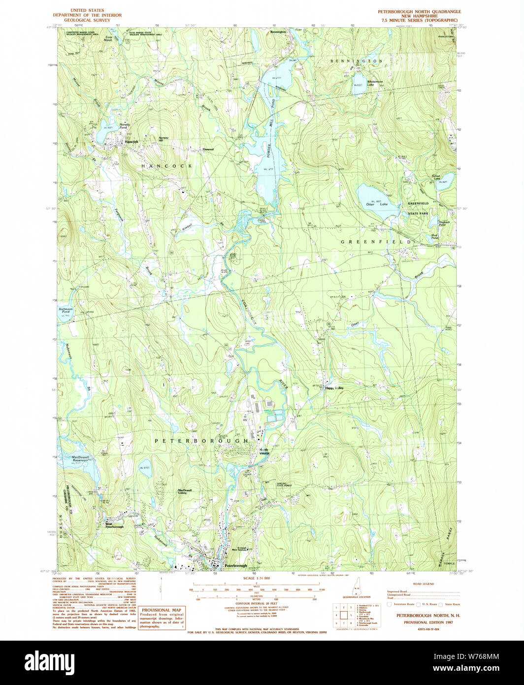 Peterborough map Cut Out Stock Images & Pictures - Alamy