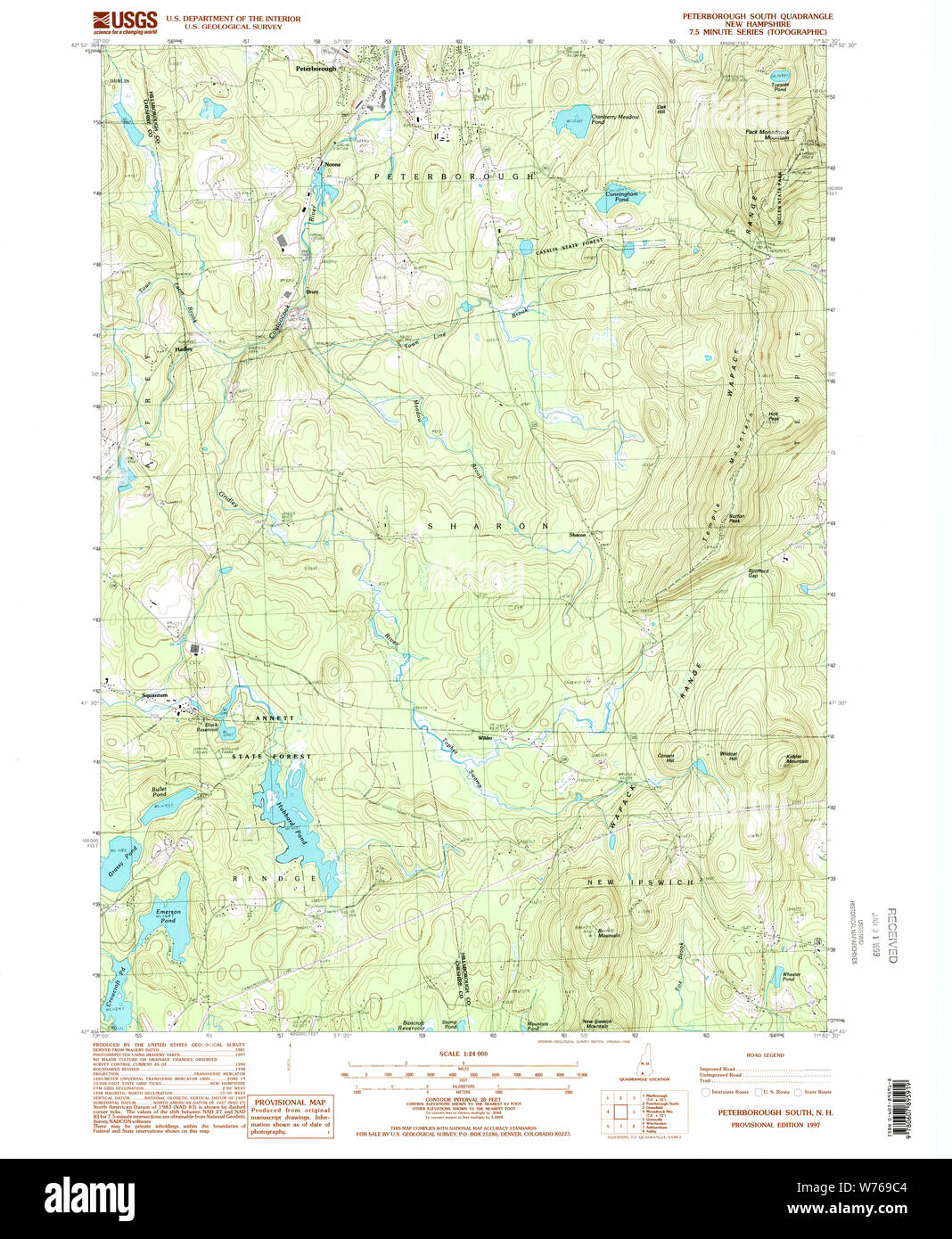 Peterborough map Cut Out Stock Images & Pictures - Alamy