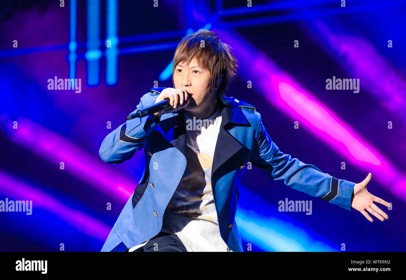 Chen Hsin-hung, better known by his stage name Ashin, of Taiwanese rock ...