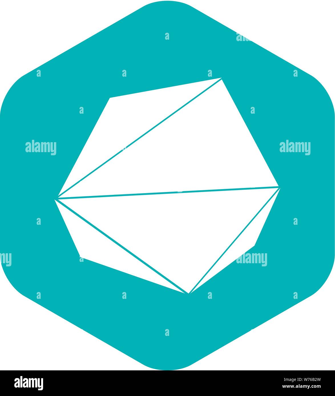 Origami stone icon, simple black style Stock Vector Image & Art - Alamy