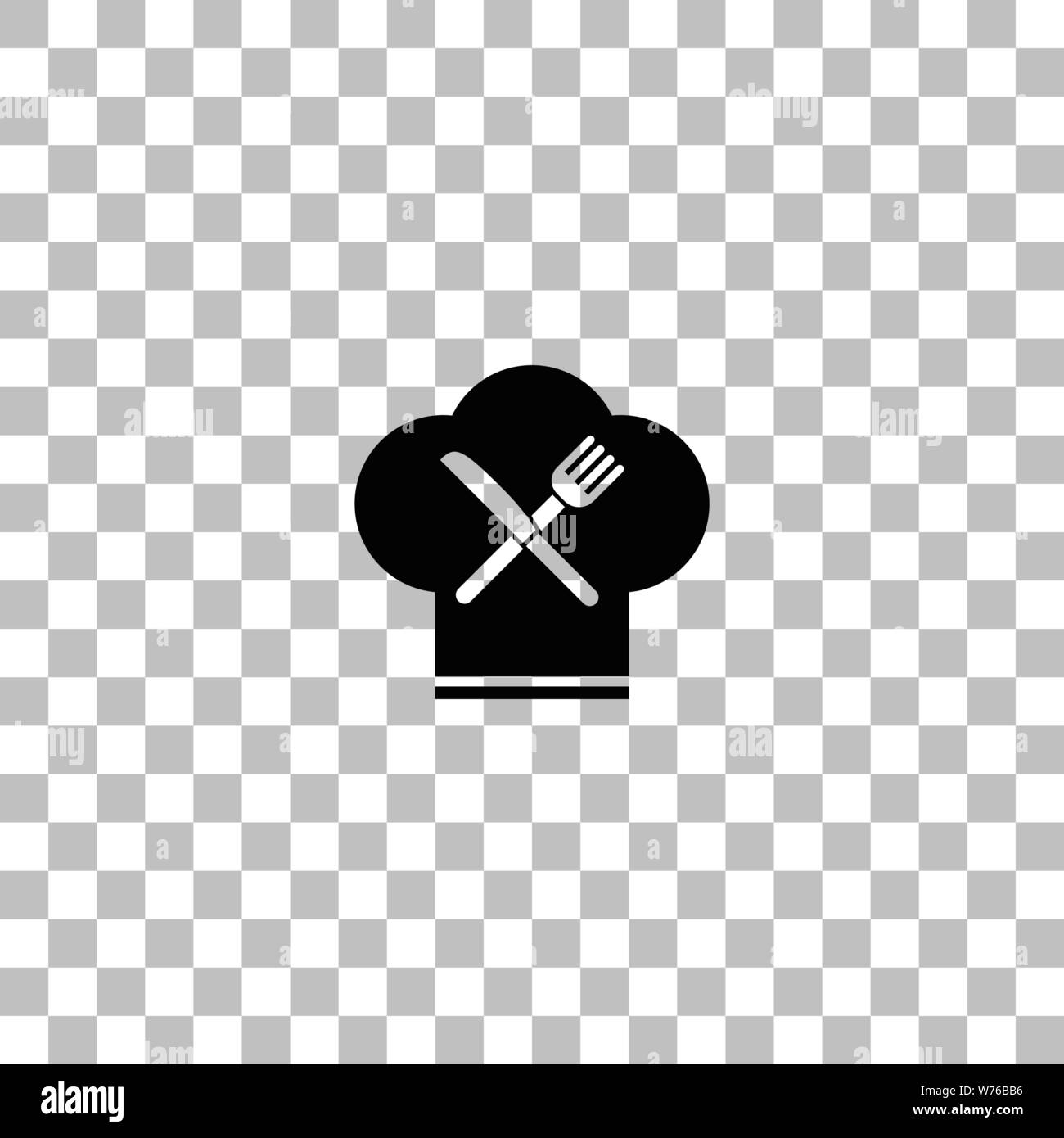 Restaurant menu. Black flat icon on a transparent background. Pictogram ...