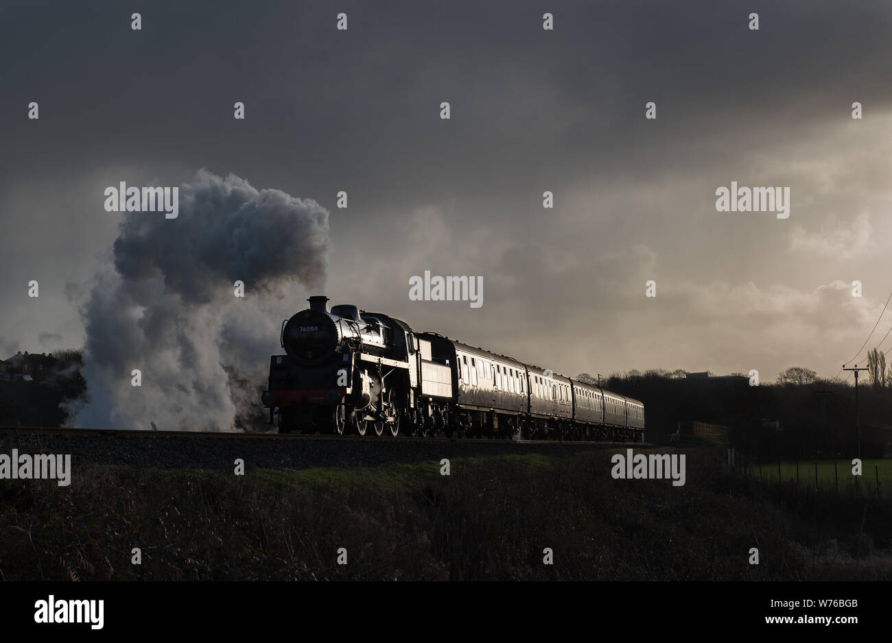 76084 steam locomotive hi-res stock photography and images - Alamy
