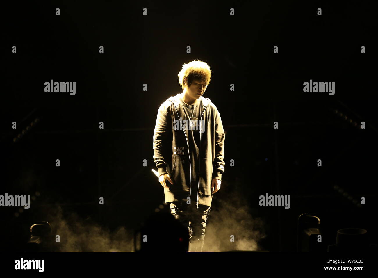 Chen Hsin-hung, better known by his stage name Ashin, of Taiwanese rock ...