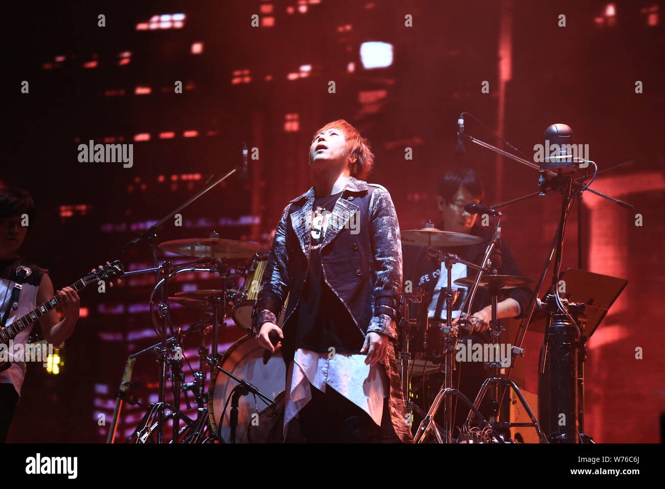 Chen Hsin-hung, better known by his stage name Ashin, of Taiwanese rock ...