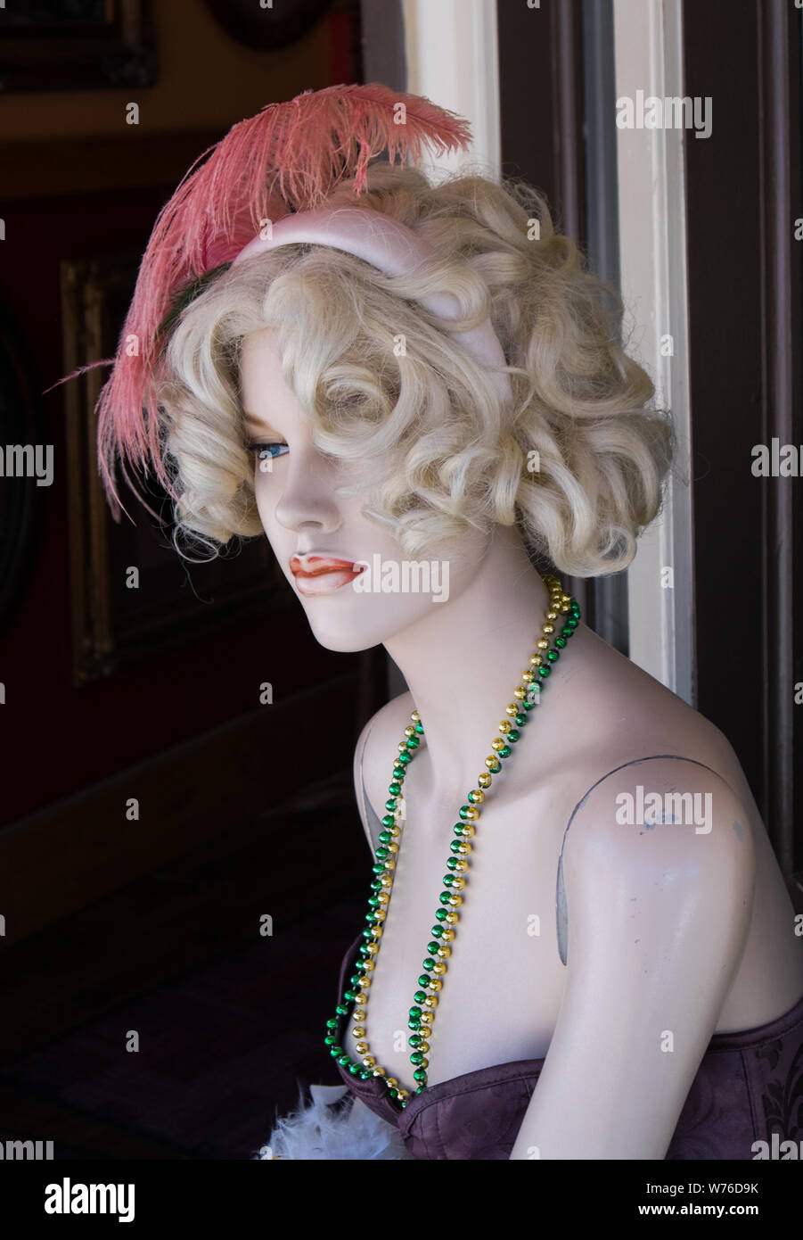 Saloon girl mannequin Stock Photo - Alamy