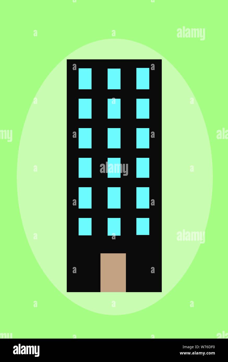 modern building vector illustration Stock Vector Image & Art - Alamy