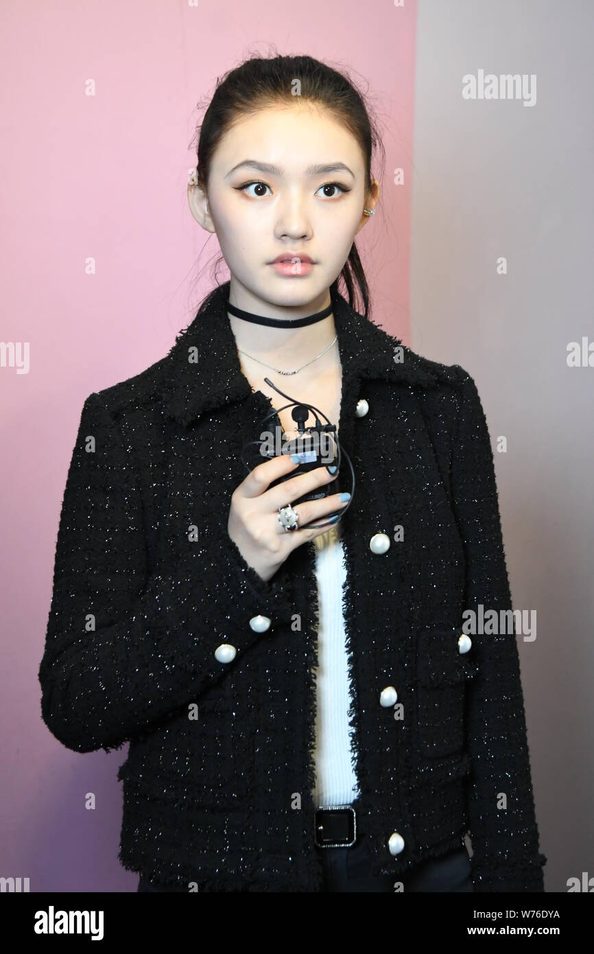 Chinese actress Jelly Lin or Lin Yun poses as she arrives on the red ...