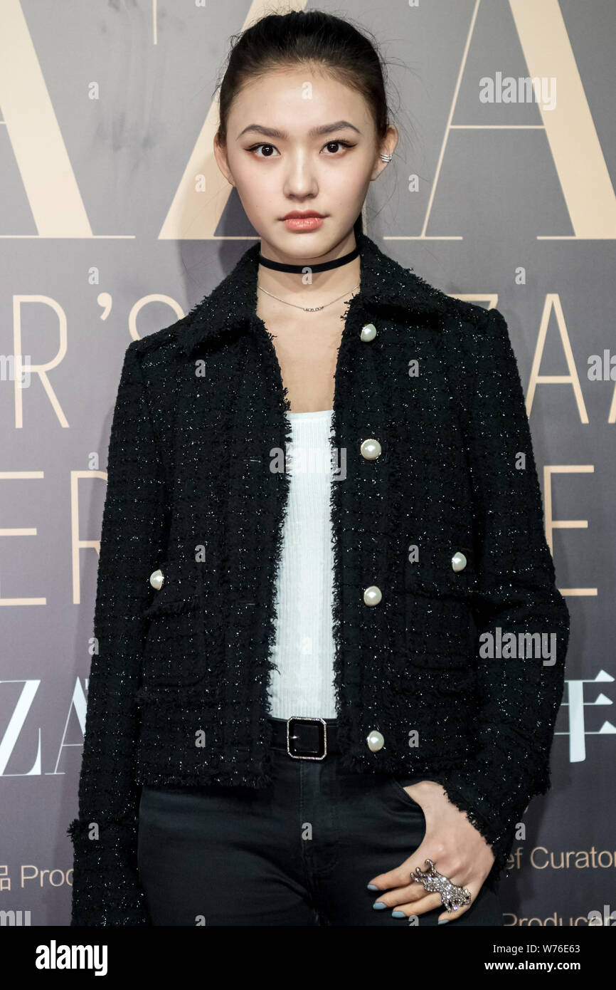 Chinese actress Jelly Lin or Lin Yun poses as she arrives on the red ...