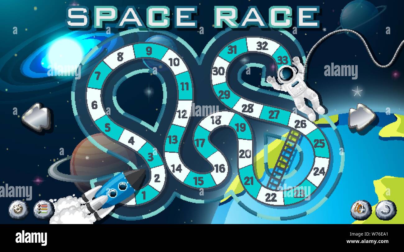 Space race game background illustration Stock Vector Image & Art - Alamy
