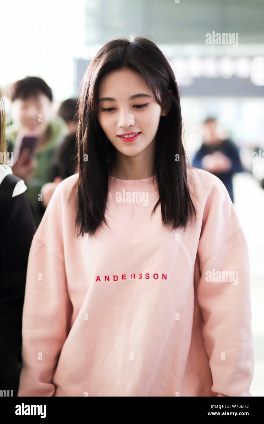 Chinese singer and actress Ju Jingyi, a former member of Chinese girl ...