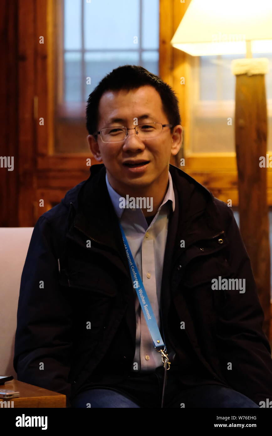 Zhang yiming bytedance hi-res stock photography and images - Alamy