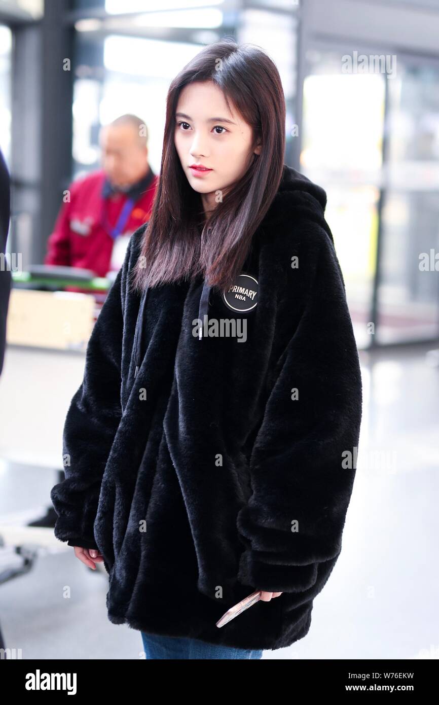 Chinese singer and actress Ju Jingyi, a former member of Chinese girl ...