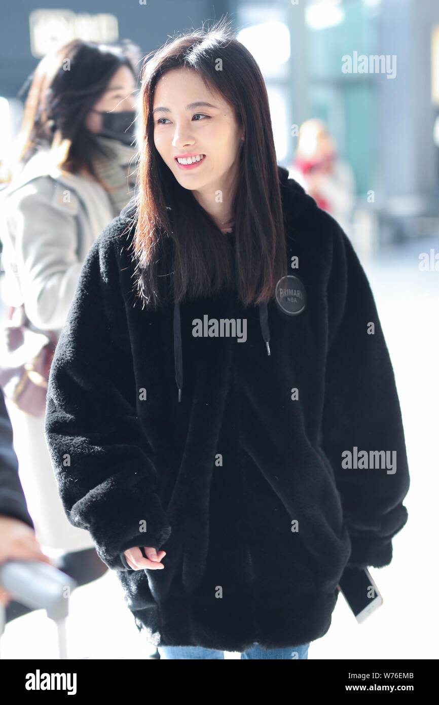 Chinese singer and actress Ju Jingyi, a former member of Chinese girl ...