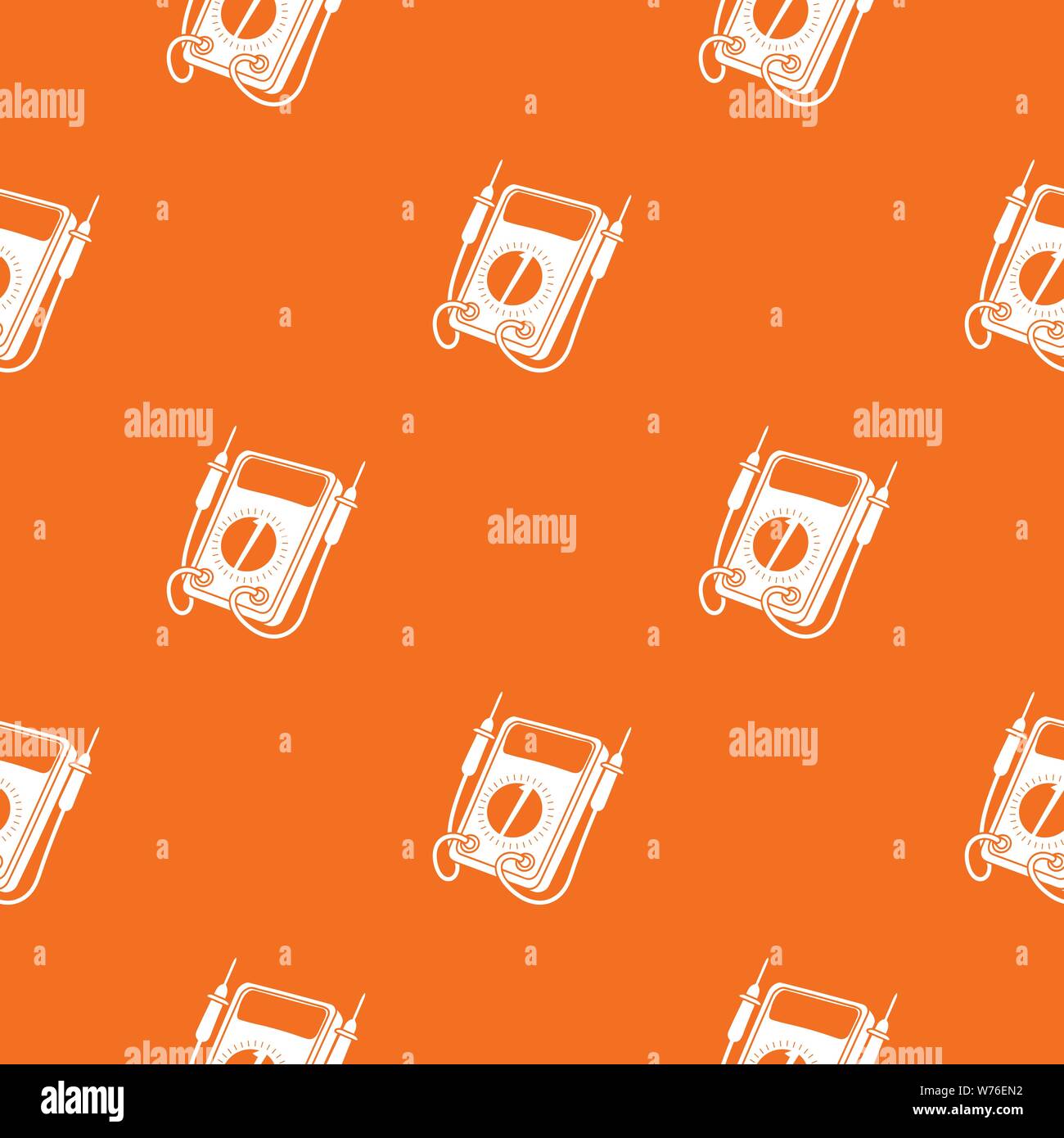 Multi meter pattern vector orange Stock Vector Image & Art - Alamy