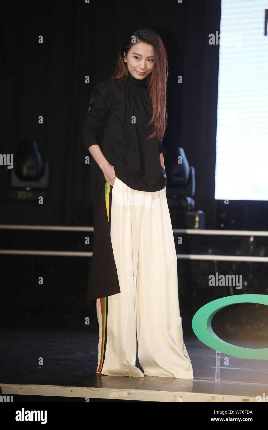 **TAIWAN OUT**Taiwanese singer and actress Hebe Tien or Tien Fu-chen of ...