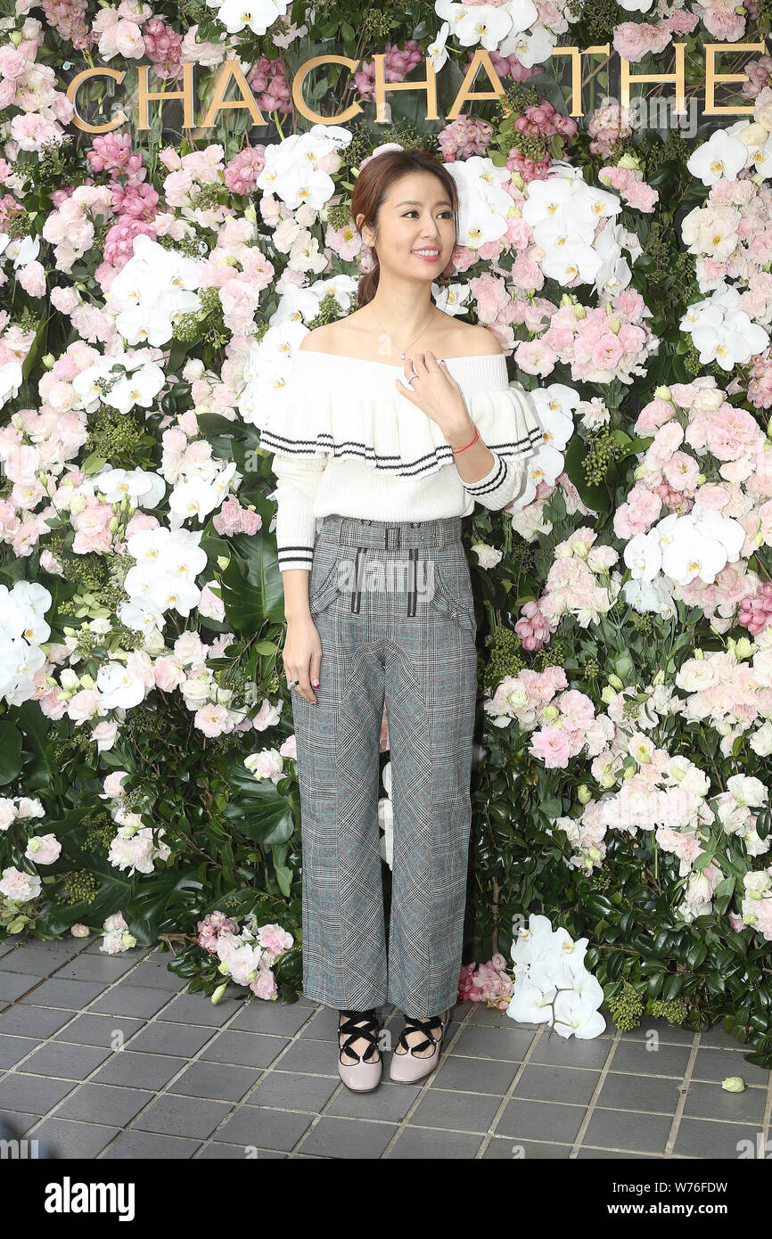 **TAIWAN OUT**Taiwanese actress Ruby Lin attends a promotional event ...