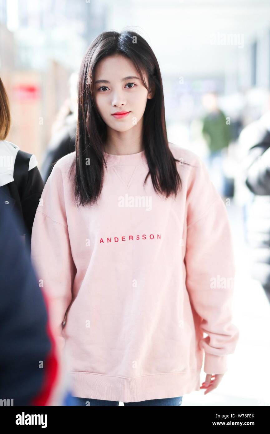 Chinese singer and actress Ju Jingyi, a former member of Chinese girl ...