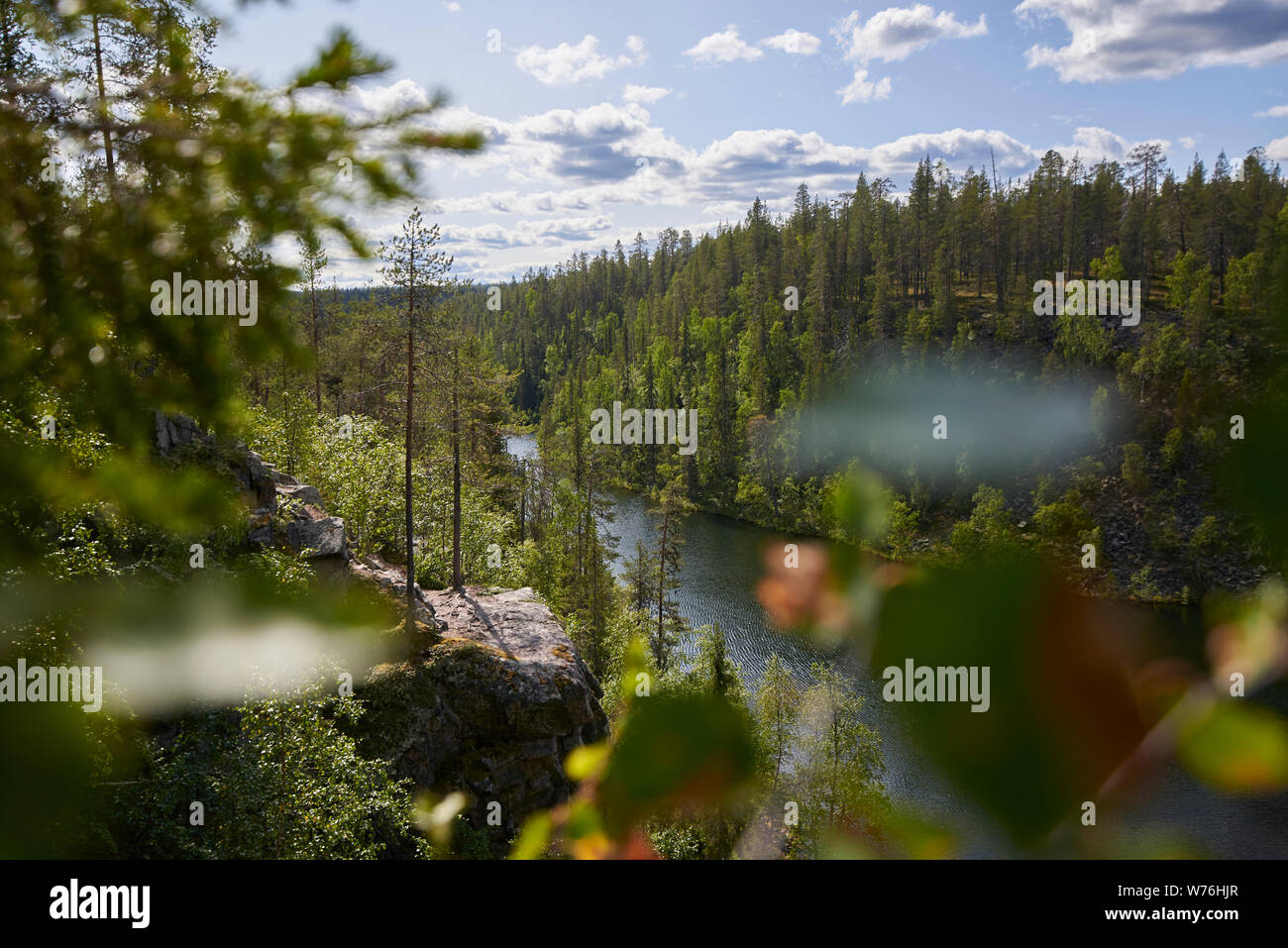 Pakasaivo lake, Muonio, Lapland, Finland Stock Photo - Alamy