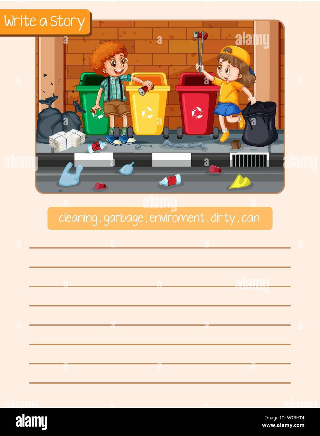 Tell a story Stock Vector Images - Alamy