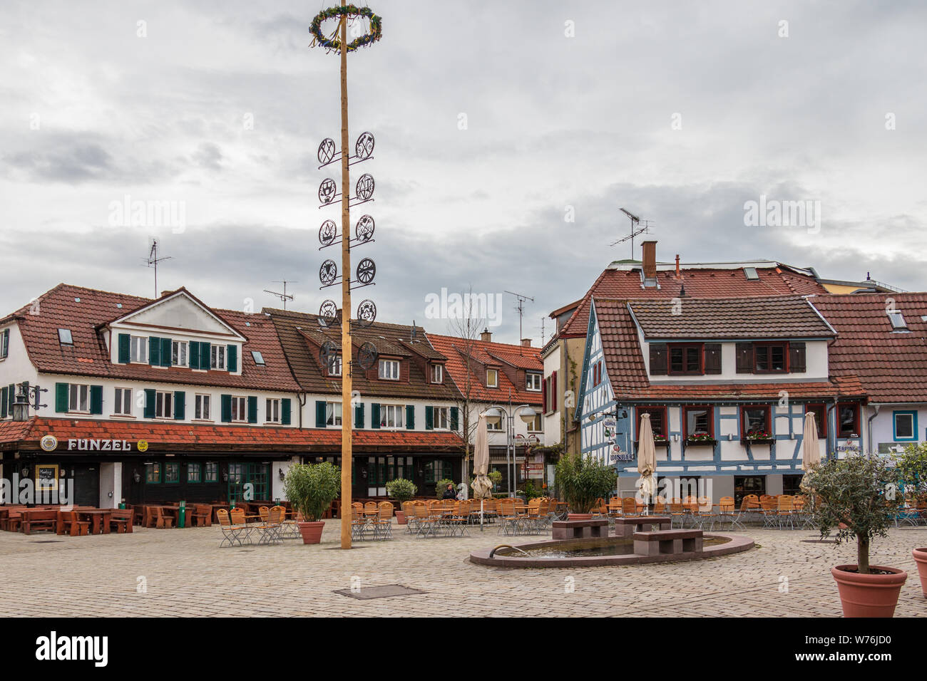 Sindelfingen, Baden Wurttemberg/Germany - May 11, 2019: Central ...