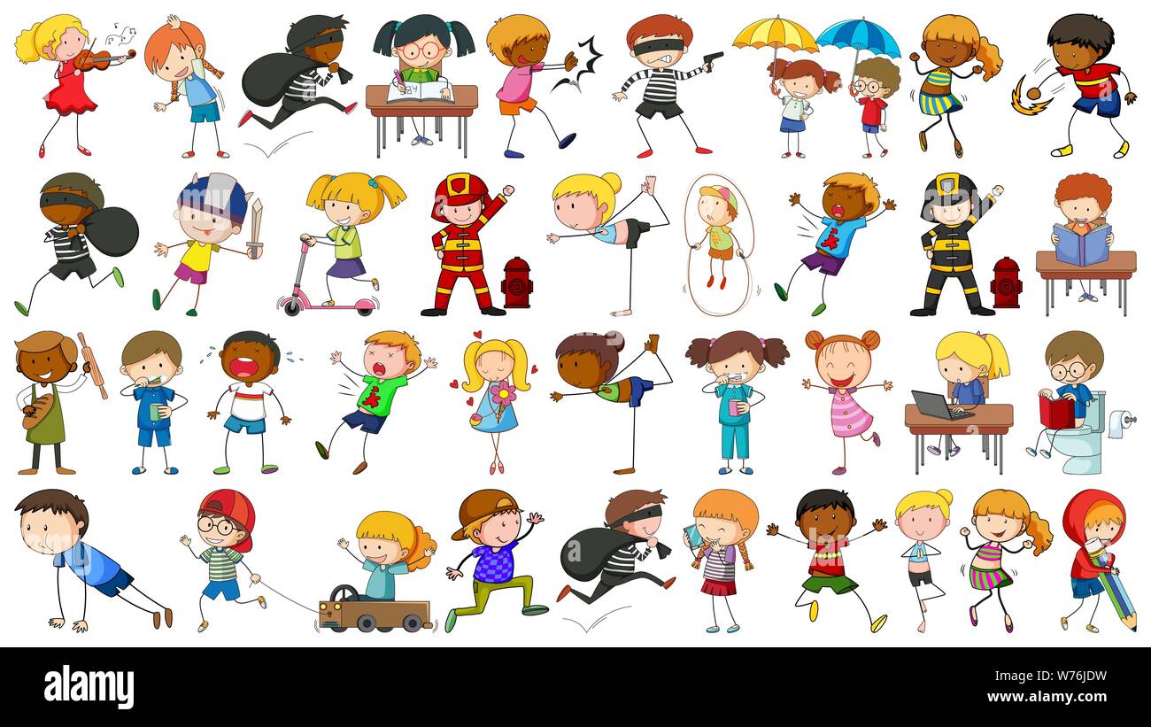 Children kids male adult Stock Vector Images - Alamy