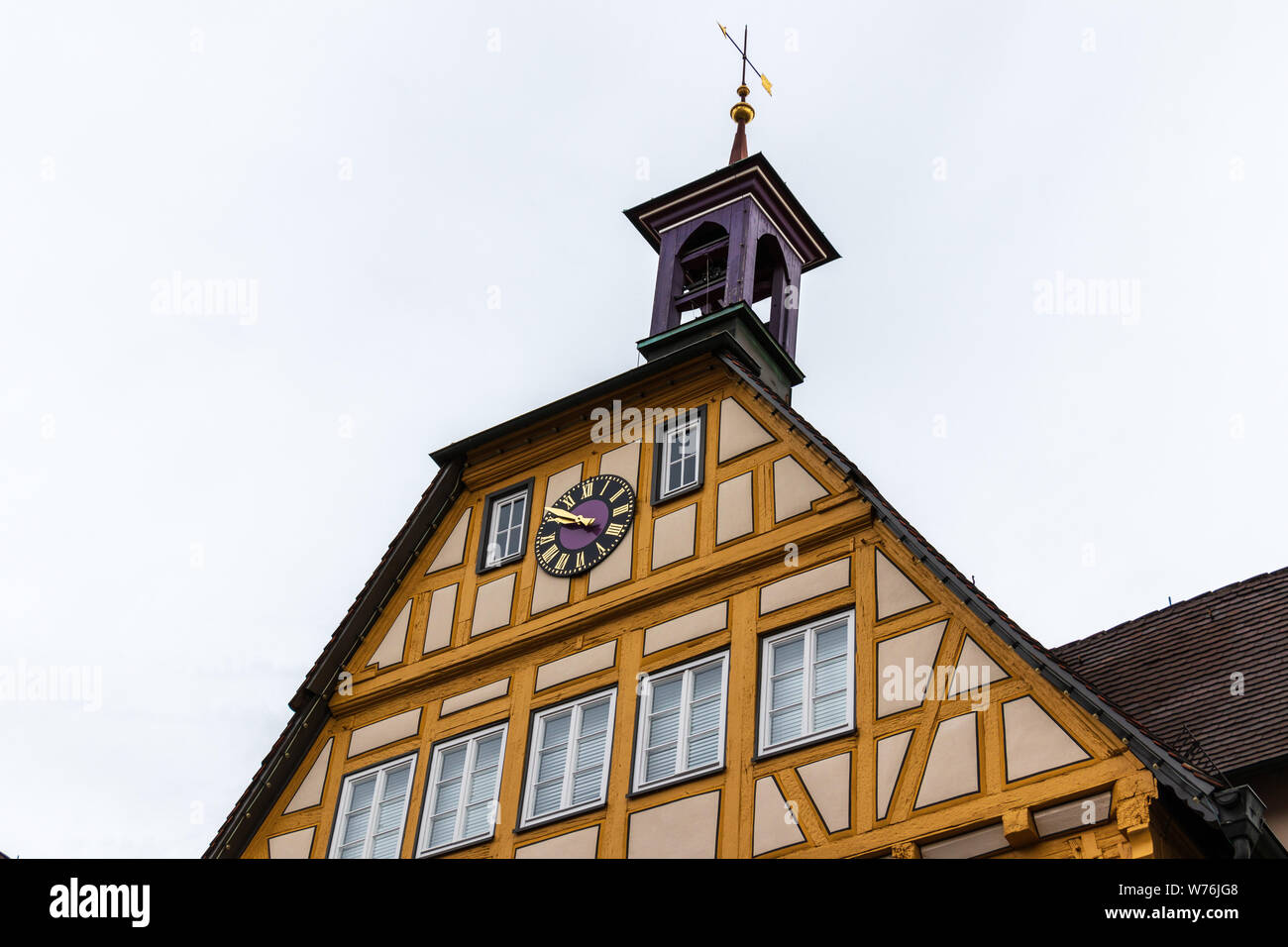 Sindelfingen, Baden Wurttemberg/Germany - May 11, 2019: Top of Roof of ...