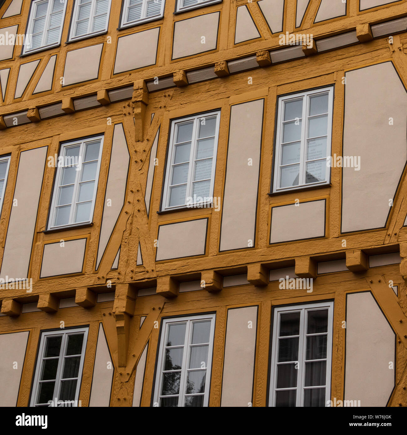 Sindelfingen, Baden Wurttemberg/Germany - May 11, 2019: Wooden windows ...