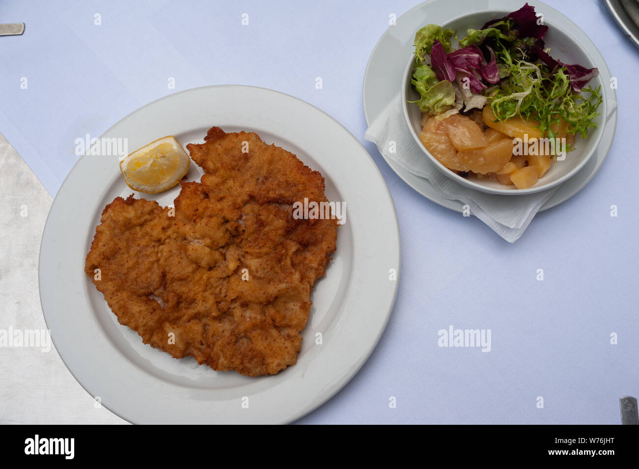 Original Breaded Schnitzel High Resolution Stock Photography and Images ...