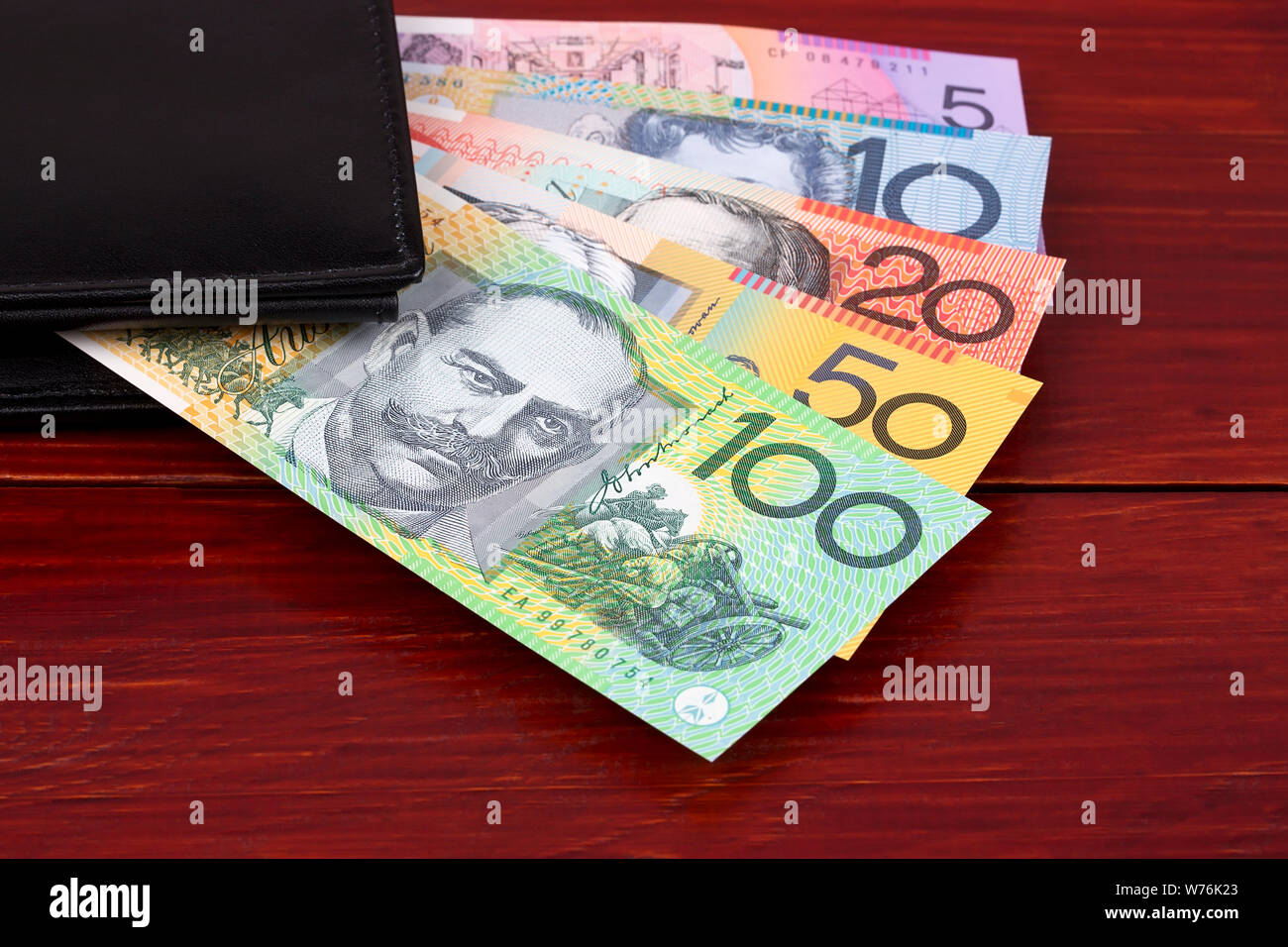Australian money black background hi-res stock photography and images ...