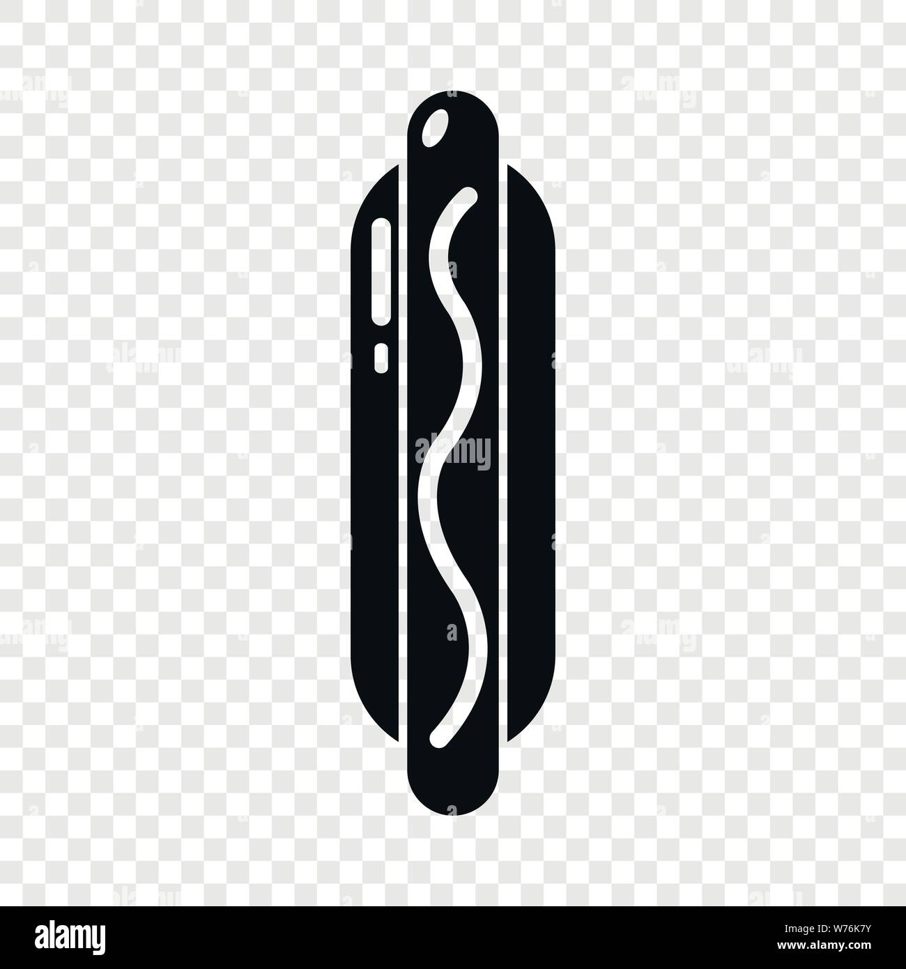 Hot dog icon, simple black style Stock Vector Image & Art - Alamy