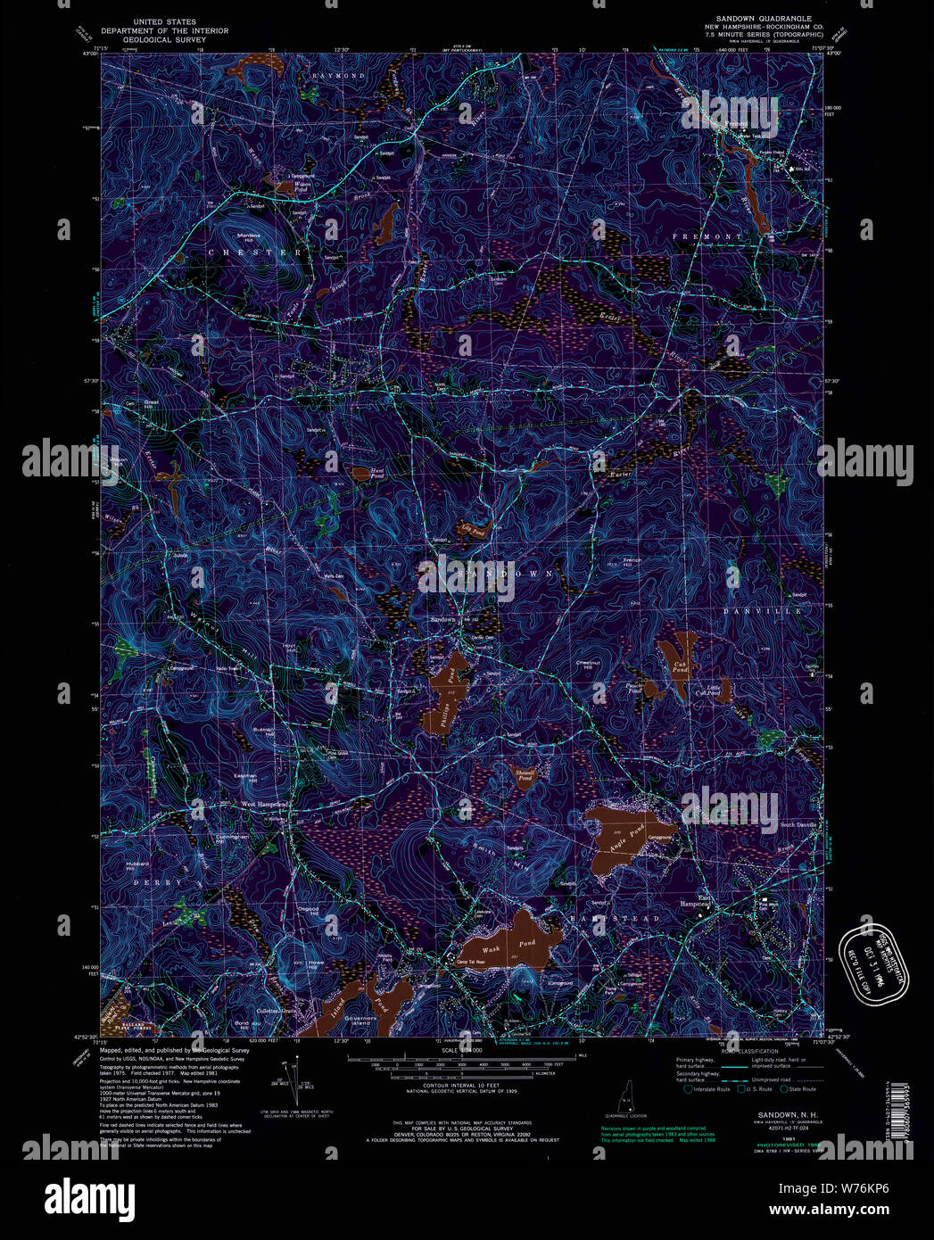 Map Of Sandown High Resolution Stock Photography and Images - Alamy