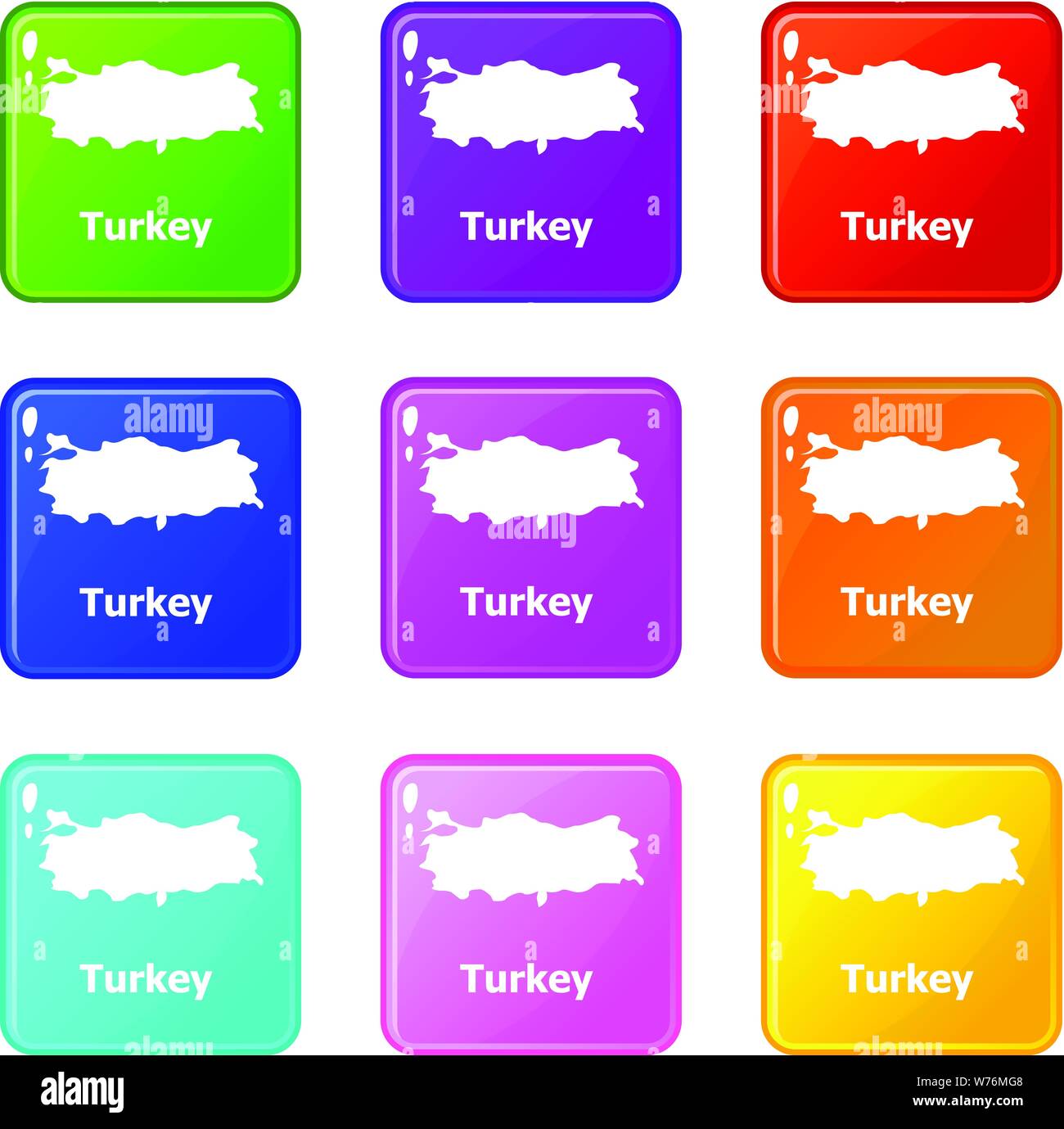 Map of konya Stock Vector Images - Alamy