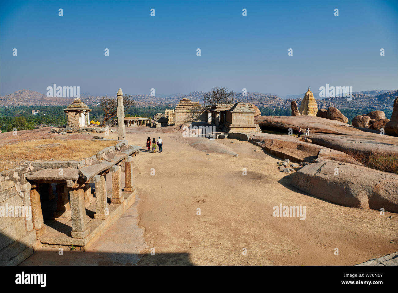 Vijayanagara ruins, Hampi, UNESCO world heritge site, Karnataka, India ...