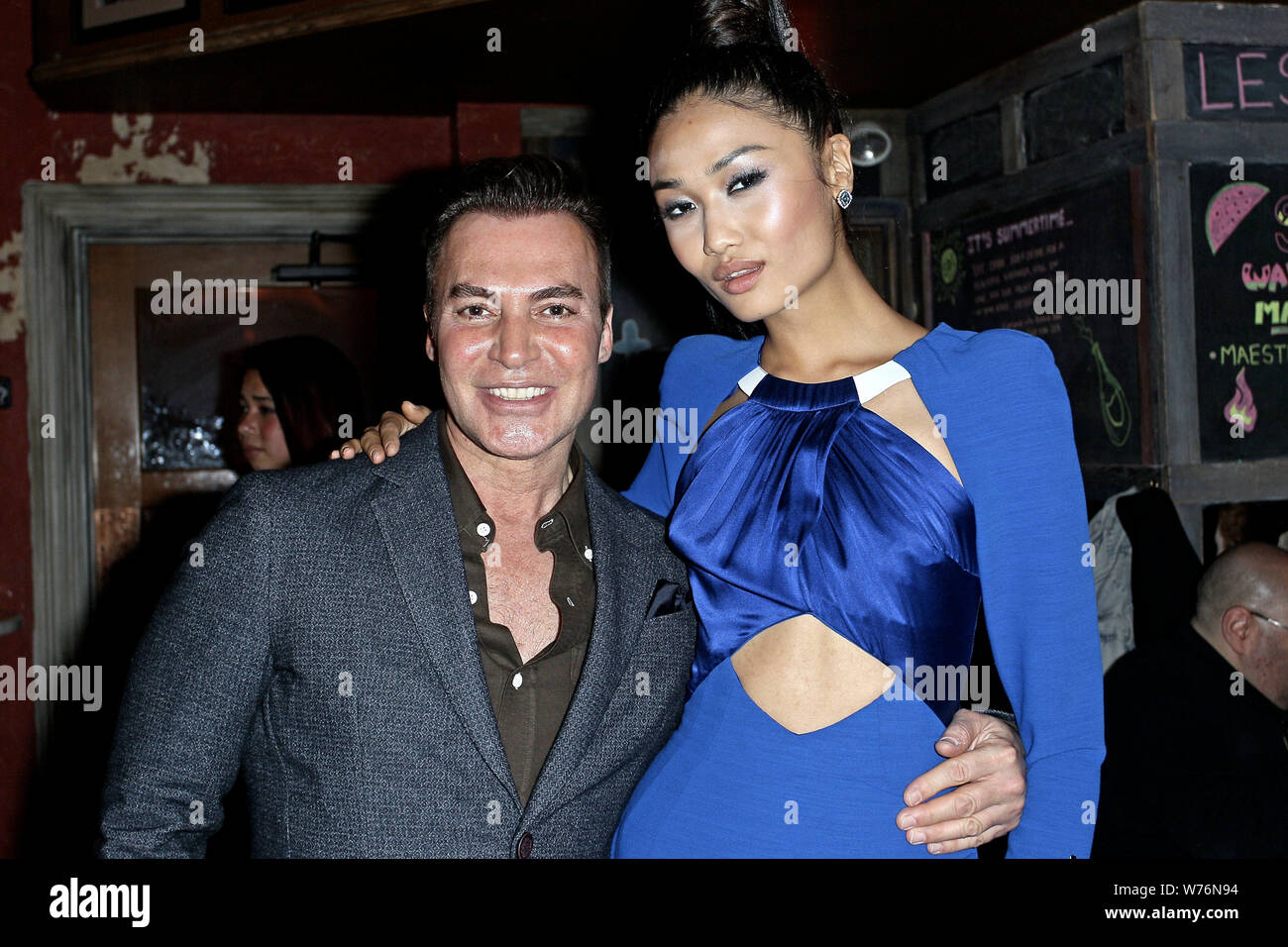 New York, USA. 28 May, 2014. Loris Diran, Yulia Saparniiazova at the ...