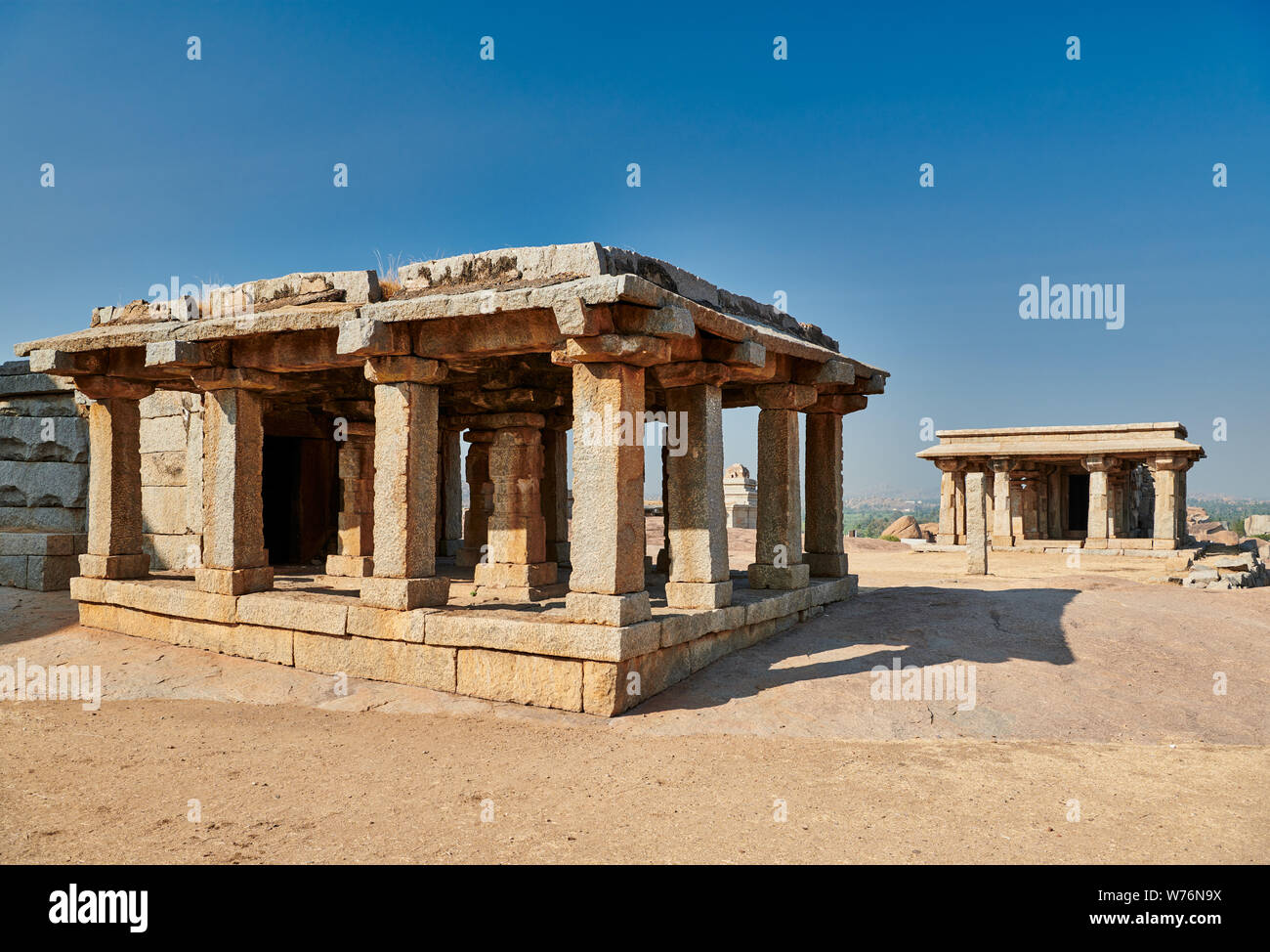 Vijayanagara ruins, Hampi, UNESCO world heritge site, Karnataka, India ...