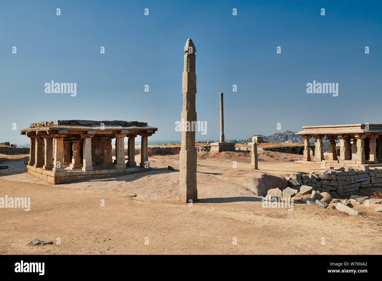 Vijayanagara ruins, Hampi, UNESCO world heritge site, Karnataka, India ...