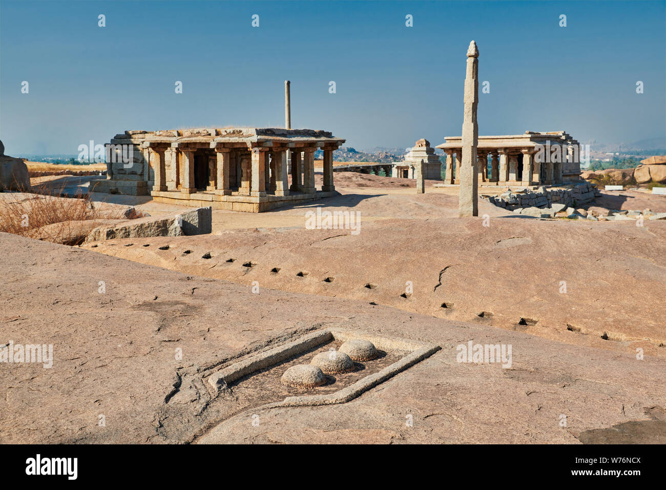 Vijayanagara ruins, Hampi, UNESCO world heritge site, Karnataka, India ...