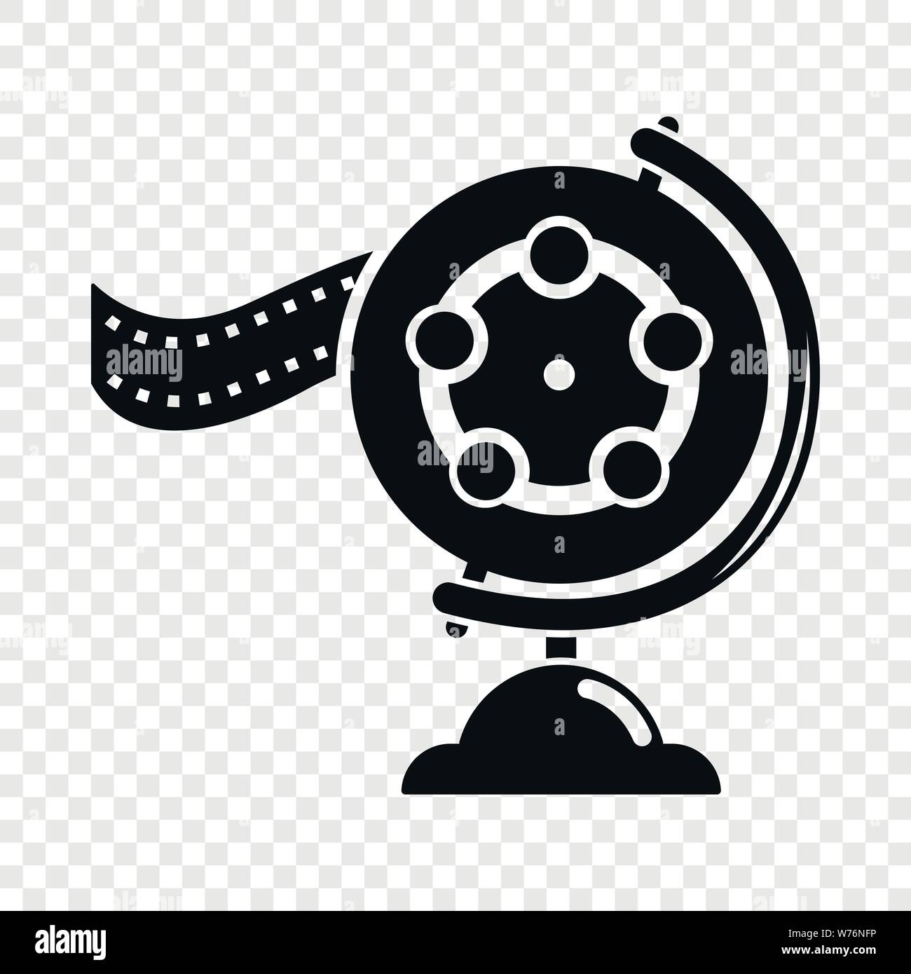 Reel film icon, simple black style Stock Vector Image & Art - Alamy