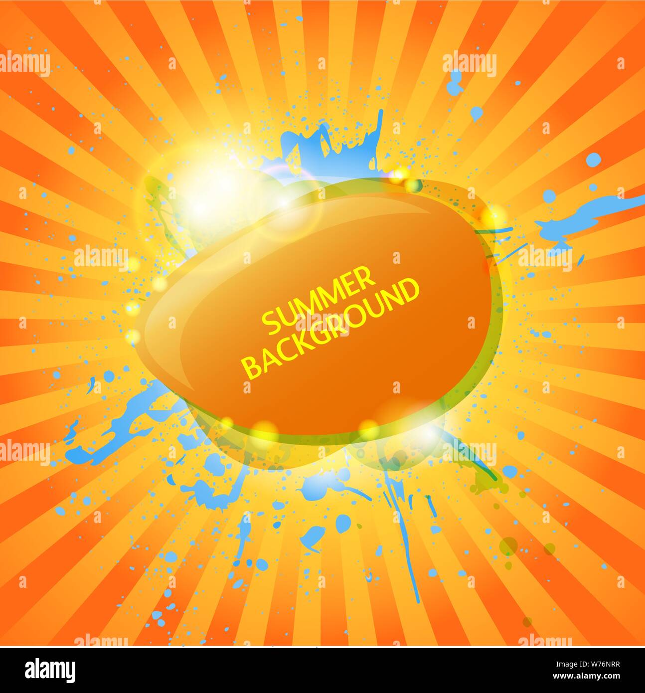 Abstract hot summer background Stock Vector Image & Art - Alamy