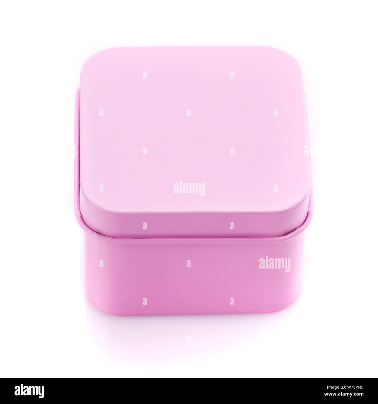 Pink surprise gift box isolated. Holiday and celebration concept Stock ...