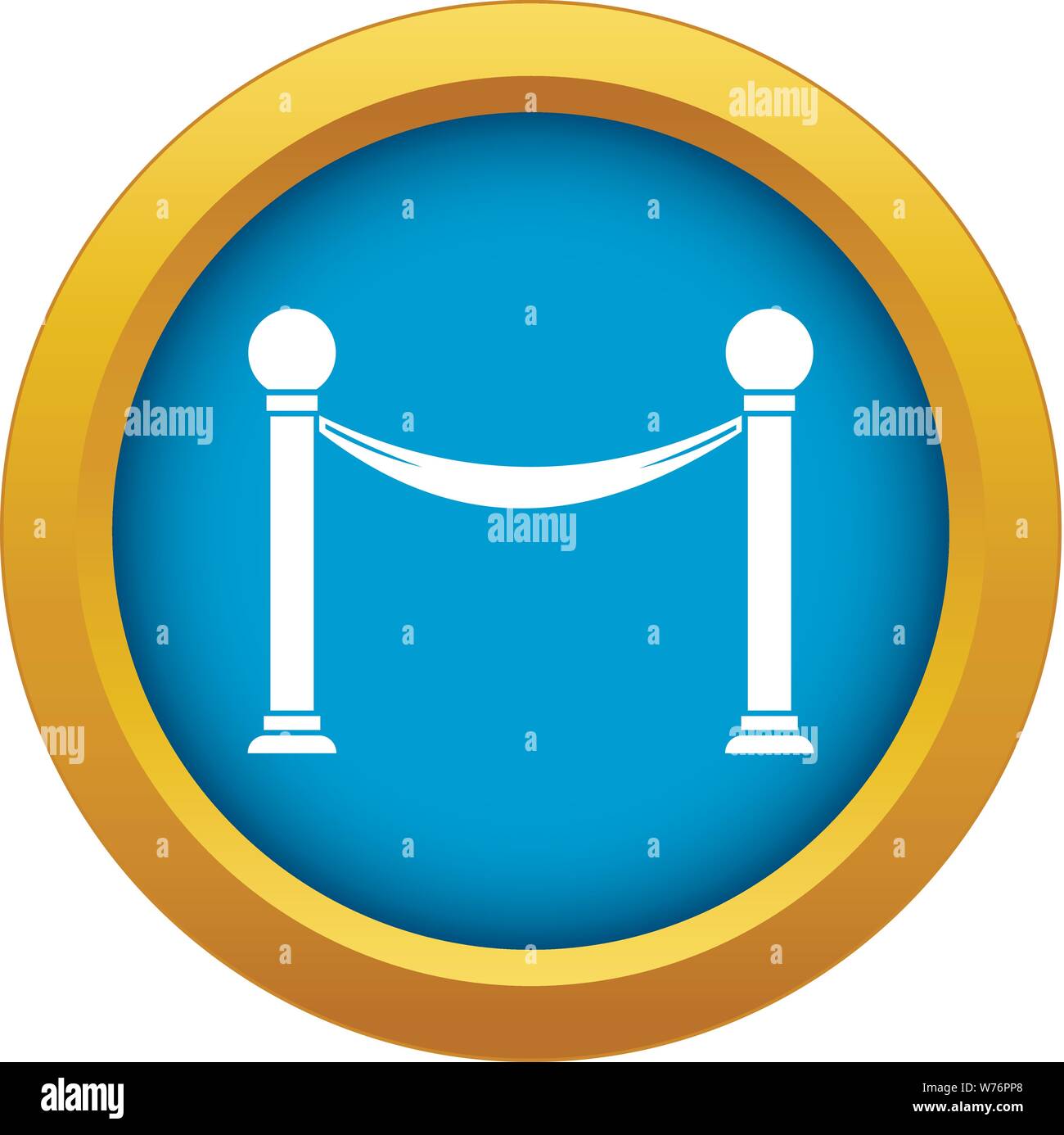 Column with ribbon icon blue vector isolated Stock Vector Image & Art ...